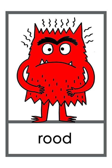 Het Kleurenmonster Zintuiglijk Waarnemen Thema Gevoelens