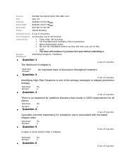 Quiz 16 Docx Eview Test Submission Quiz 16 Course Test Started