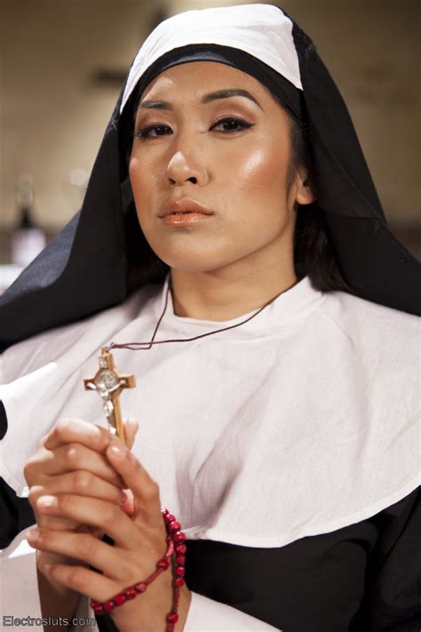 Kinky Asian Nun Mia Li And Horny Sophia Locke Undress And Pose In