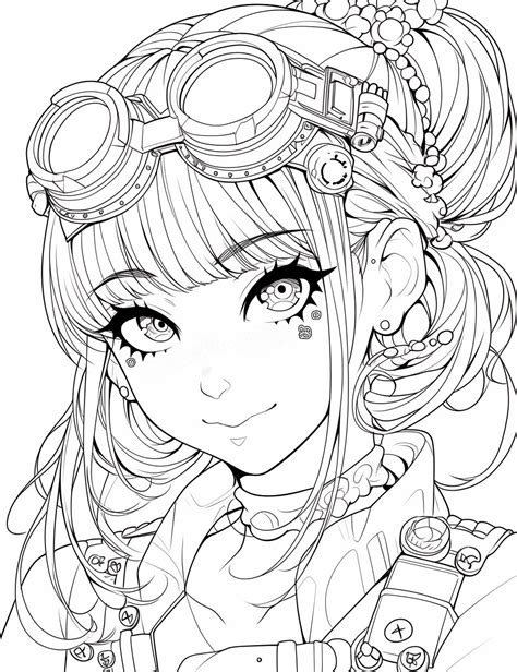 Manga Coloring Book Witch Coloring Pages Detailed Coloring Pages