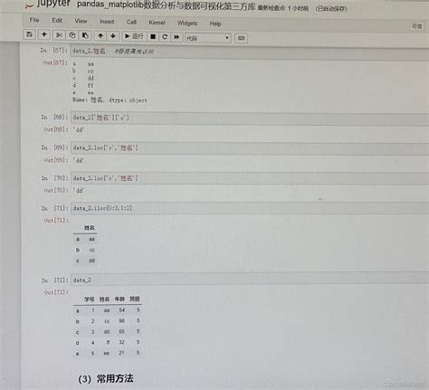 pandas matplotlib数据分析与数据可视化第三方库 csdn博客
