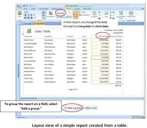 microsoft access 2007 reports bright hub