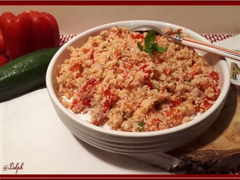 Taboulé au thon Recette par Oh la gourmande