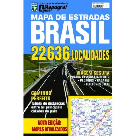 Guia Mapograf Mapa De Estradas Brasil 2023 2024 Espiral