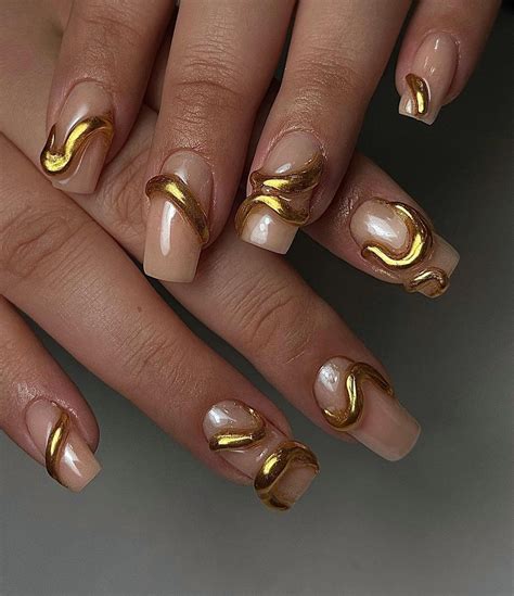 20 Best Chrome Nail Art To Inspire You Chrome Nails Mens Nails Gold