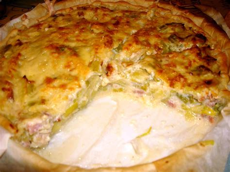 Recette De Tarte Aux Poireaux Et Lardons Par Bara