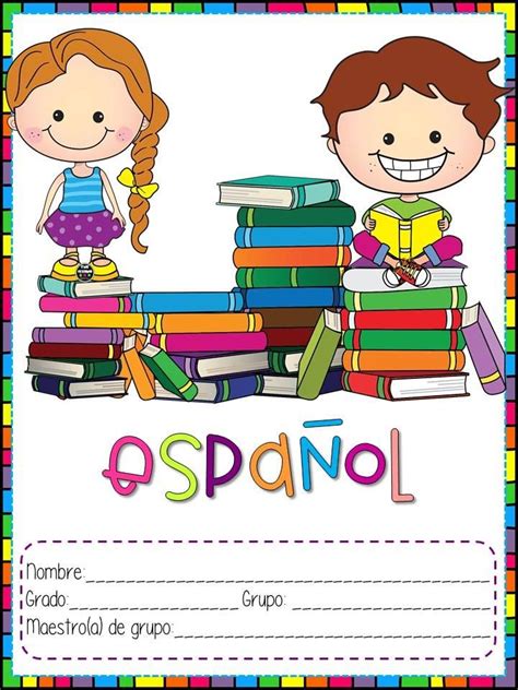 Portadas Para Primaria Y Preescolar Caratulas Para Cuadernos