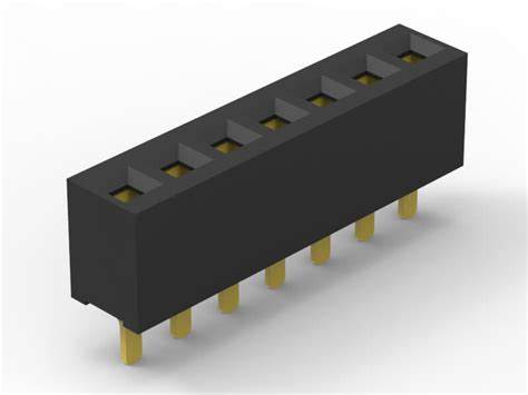 1 0mm 0 039 Pitch Female Header Connectors Smolex