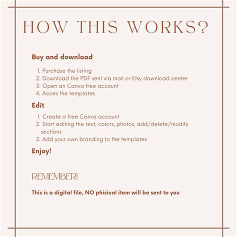 Link In Bio Template Canva Template Instagram Template Media Etsy