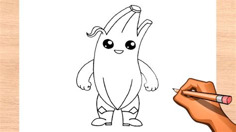 How To Draw Peely From Fortnite Easy Drawing Step By Step YouTube
