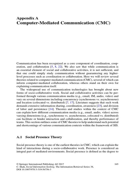 computer mediated communication cmc appendix a pdf peer to peer communication