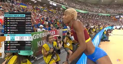 Yulimar Rojas EN VIVO Por El Mundial De Atletismo 2023 La Reina Gana