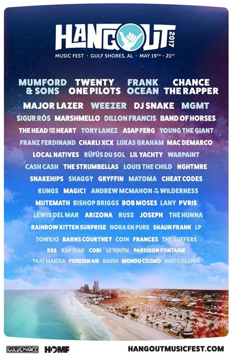 Hangout Music Festival Announces Lineup