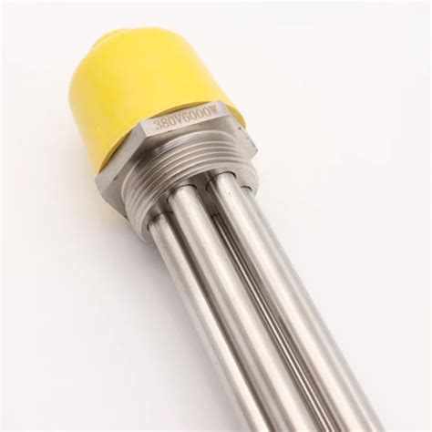 415V 3 Phase Industrial Screw Plug SUS304 Tubular Heating Element 3000W