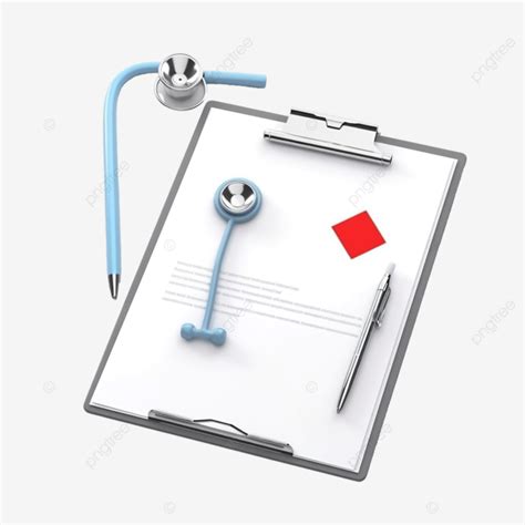 Clipboard With Medical Cross And Pen Isometric Health Isometric Icon