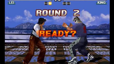 Tekken 3 PS1 Lei Arcade Mode Original Music May 2 2018
