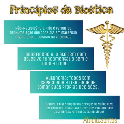 Princípios da Bioetica Allicia santos Bioética Ética e bioética