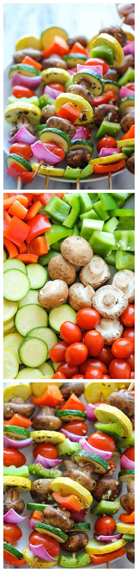 Vegetable Kabobs Damn Delicious Recipe Vegetarian Recipes