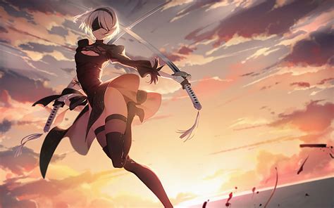 X Nier Automata Artwork K K Hd K Wallpapers Images