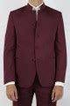 Costume Col Mao Pour Homme Pas Cher Kebello Couleur Bordeaux