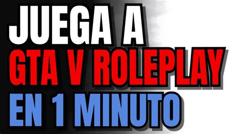 Como JUGAR GTA V Roleplay En PC Jugar A GTA 5 Roleplay Desde FIVEM
