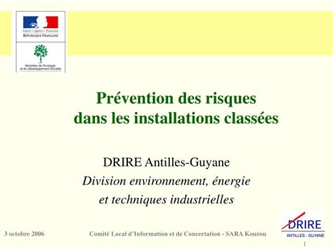PPT Prévention des risques dans les installations classées PowerPoint