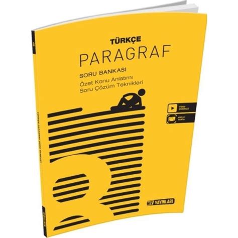 Hız Yayınları 8 Sınıf Türkçe Paragraf Soru Bankası Kitabı