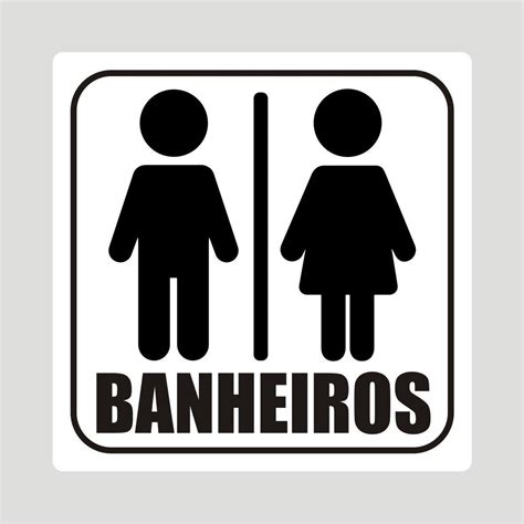 Plaquinhas Para Banheiro Masculino E Feminino