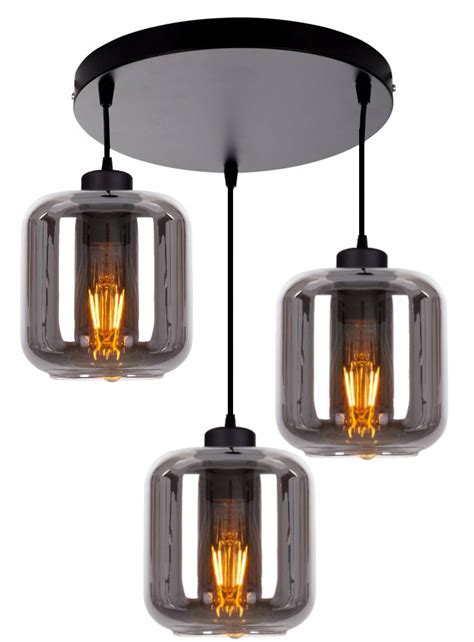 Szklana Lampa Wisząca Sufitowa Żyrandol TUBY LED 133321 Cena