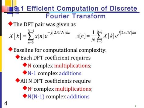 chapter 9 computation of the dft