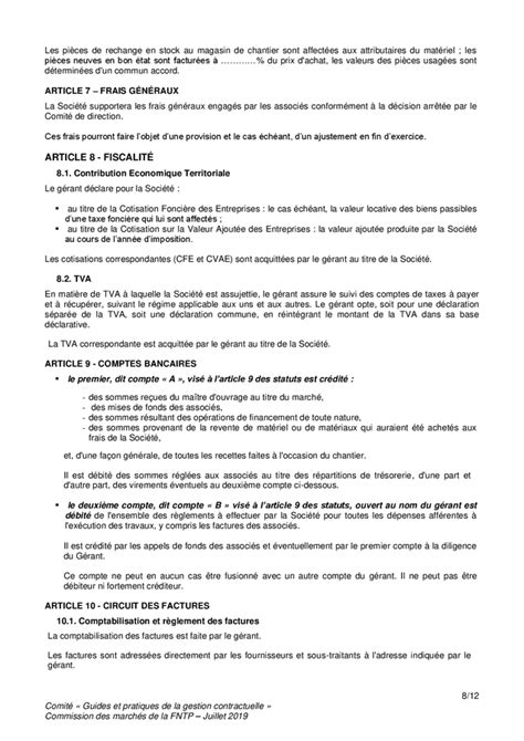 Exemple de règlement intérieur societé en participation DOC PDF