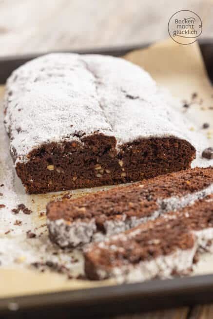 Schokoladen Stollen Backen macht glücklich
