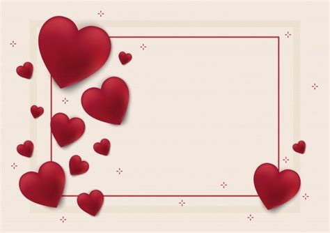 Fondo de san valentín y corazón de amor Premium Vector Freepik