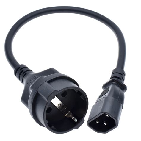 Home Improvement Power Plug Adapter IEC 60320 C13 To European Schuko