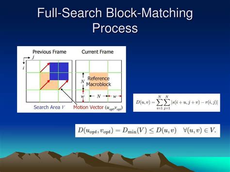 ppt a low power vlsi architecture for full search block matching motion estimation powerpoint