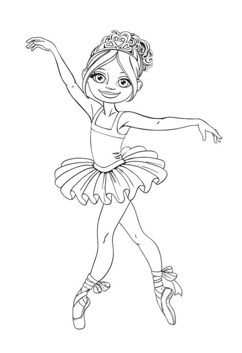 Dessin Danseuse Coloriages Imprimer