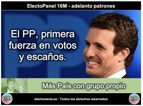 EM Electomania Es On Twitter ElectoPanel 16M Adelanto Para