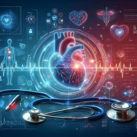 Premium Photo Future Cardiology Or Heart Research Along With Vital