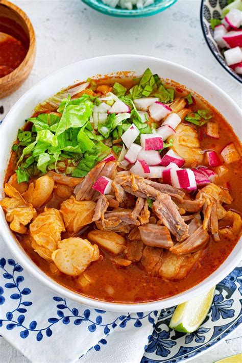 Authentic Pozole Rojo Recipe Pozole Mexican Food Recipes Pozole Rojo