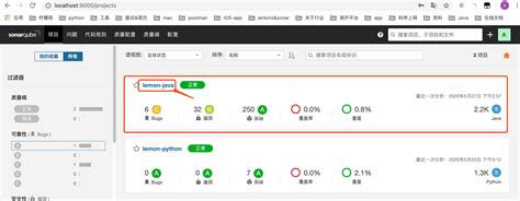 静态代码扫描工具 sonarqube 四 扫描 java 项目 测试派