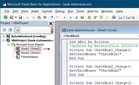 How To Uncheck Another Checkbox When A Checkbox Is Checked In Excel