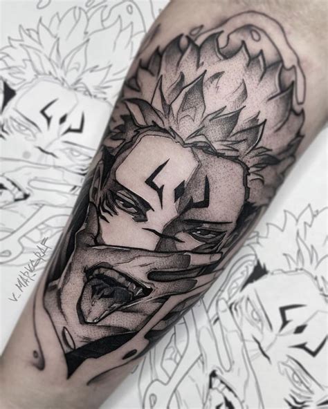 Valentino Markgraf в Instagram Sukuna from Jujutsu Kaisen Tattoos