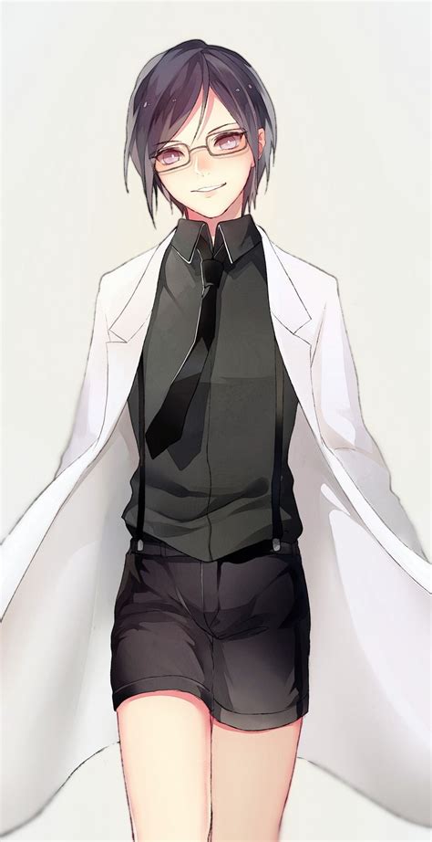 Anime Girl Lab Coat