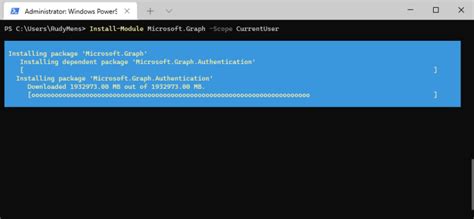 how to install microsoft graph module in powershell — lazyadmin