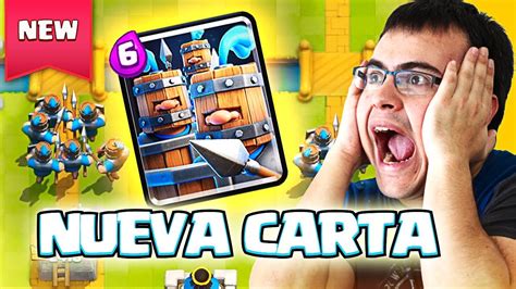 TODO SOBRE LA NUEVA CARTA RECLUTAS REALES CONFIRMADOS Clash Royale