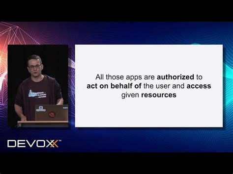 devoxx talk the survival guide to modern apps authn and authz specs from devoxx class central