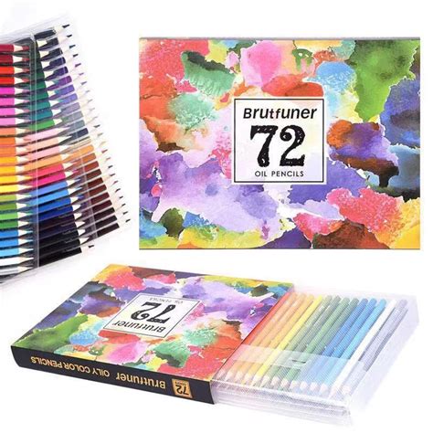 Brutfuner Cores L Pis De Cor Aquarela Conjunto De Desenho