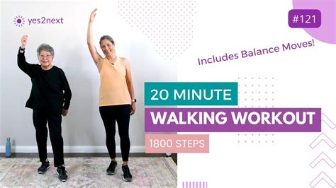 20 MIN INDOOR WALKING AT HOME WORKOUT For Beginners Seniors YouTube