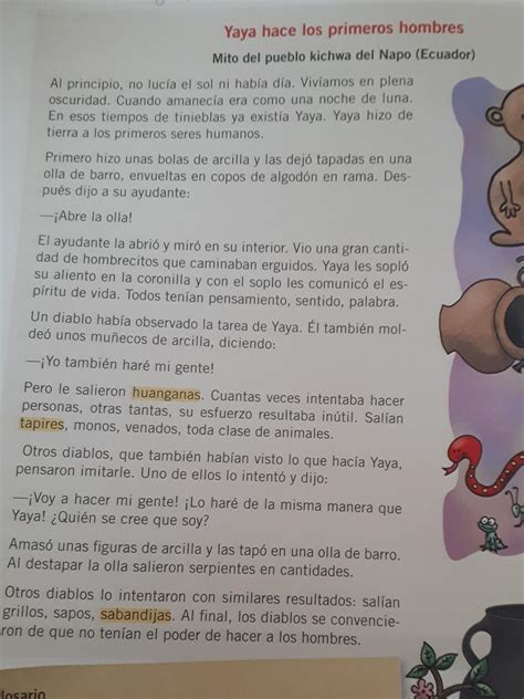 Identifico A Qu Tipo De Mito Corresponde Este Relato Explico En Qu