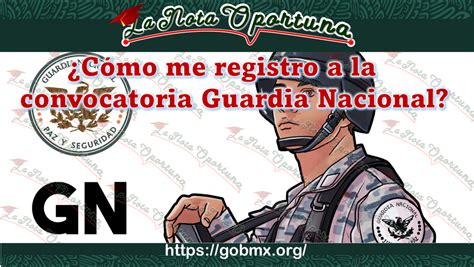 C Mo Me Registro A La Convocatoria Guardia Nacional